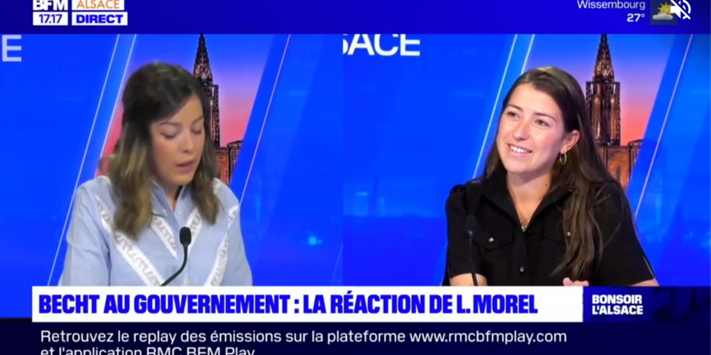 BFM Alsace - La députée de la 6e circonscription du Bas-Rhin Louise Morel est la plus jeune ...